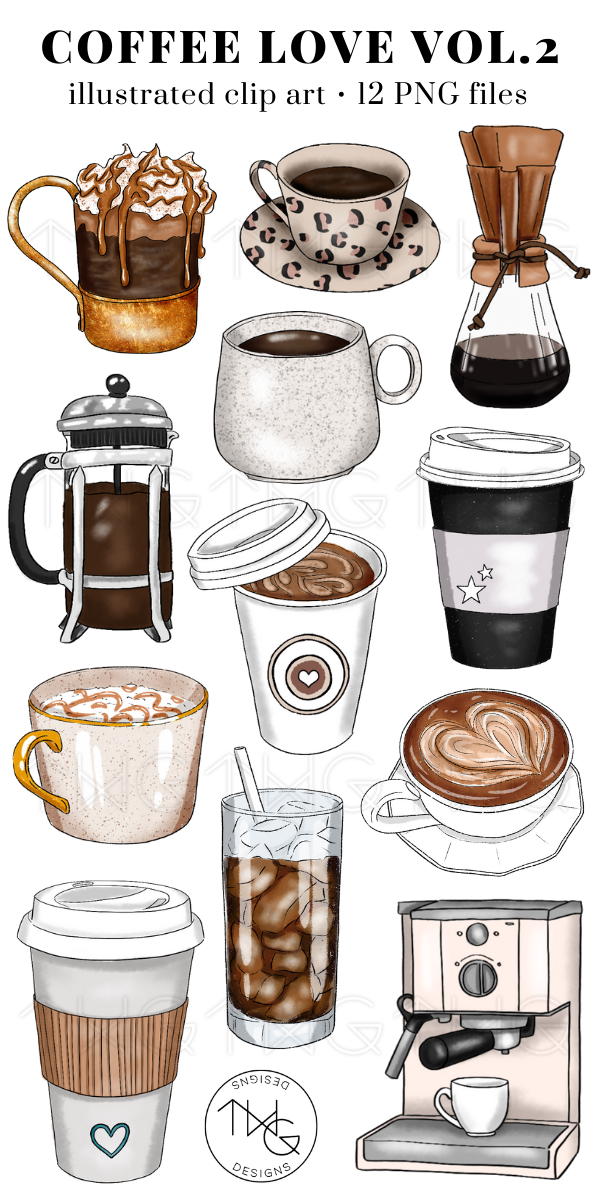 Iced Coffee Clip Art