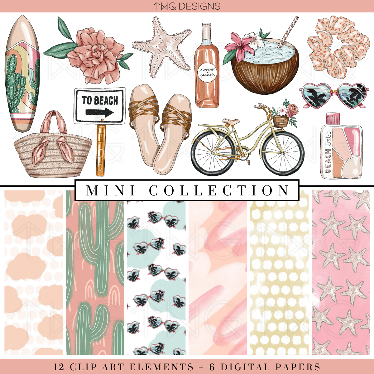 Summertime Beach Clipart