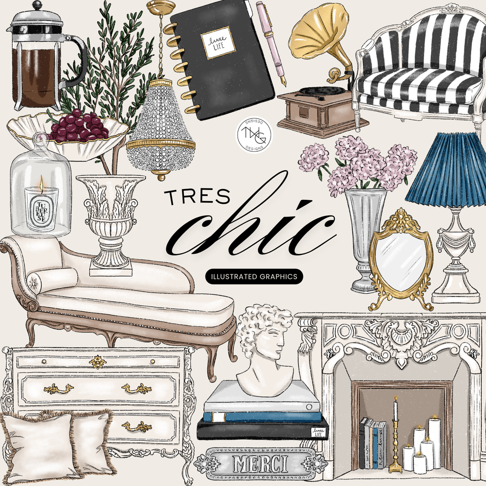 Tres Chic Clipart Bundle – TWG Designs