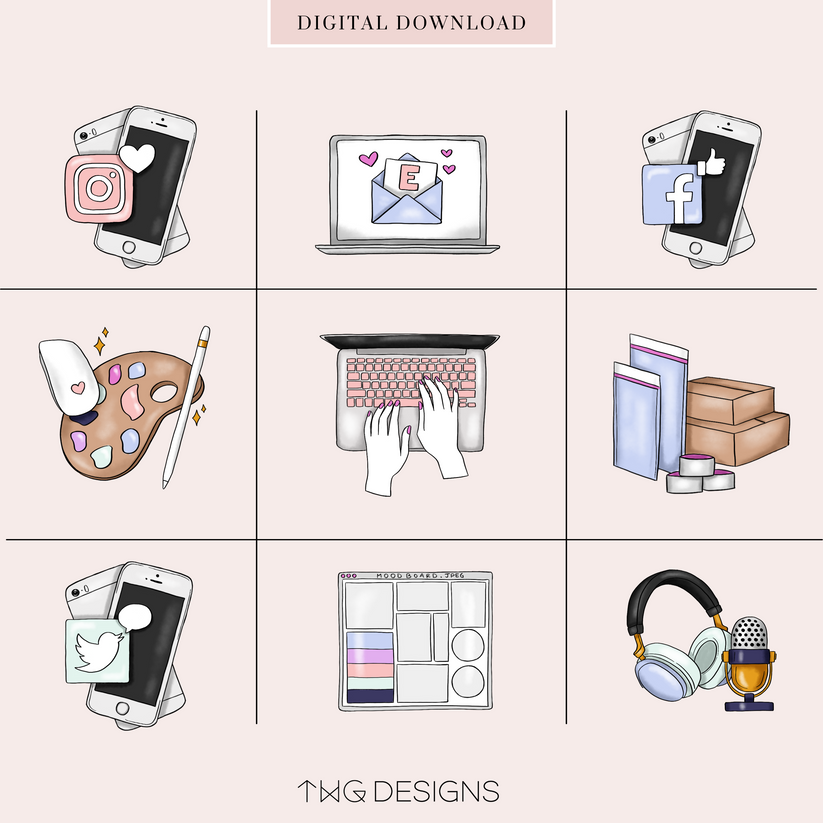 Life Planner To Do Icons - MEGA BUNDLE – TWG Designs