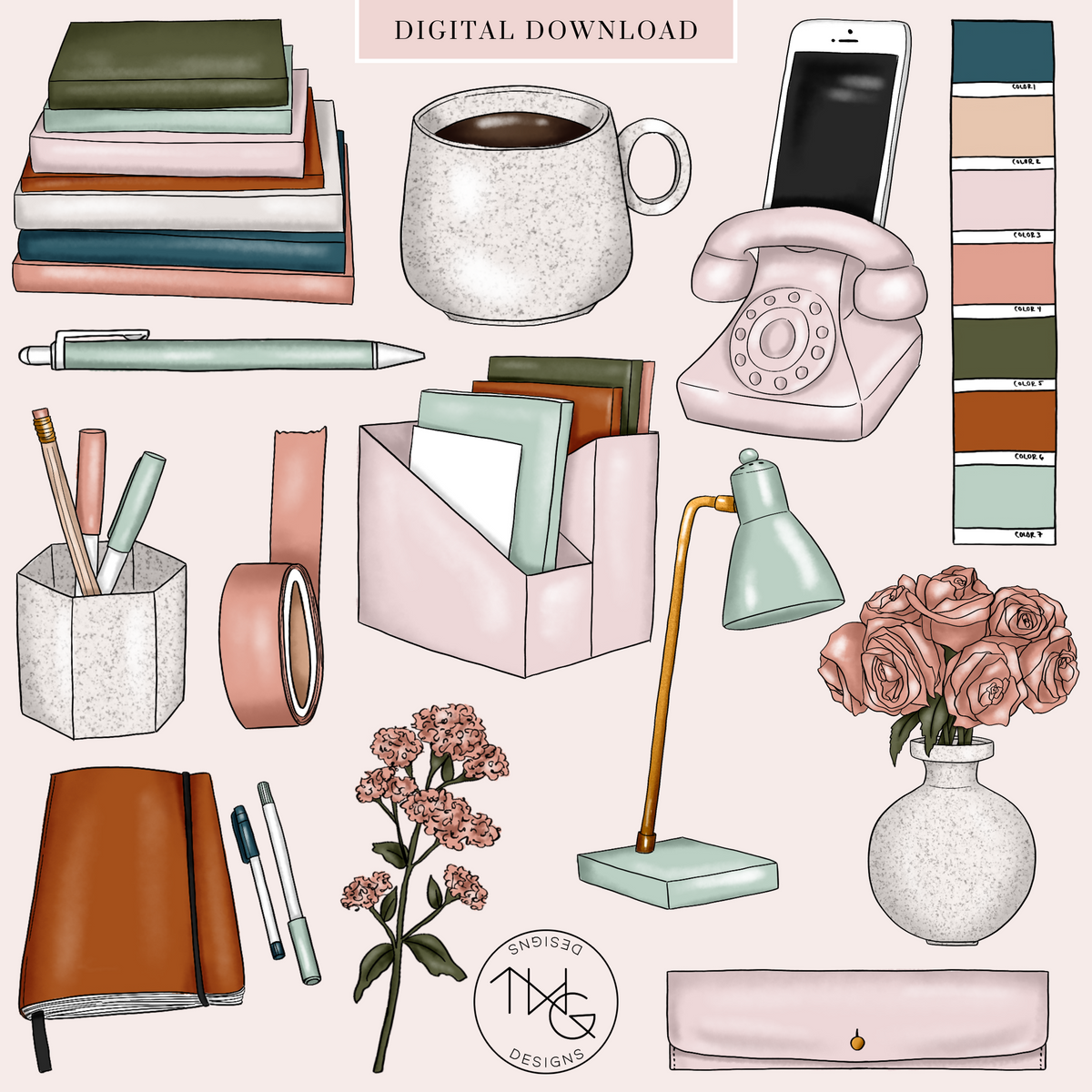 Office Clipart Collection – TWG Designs