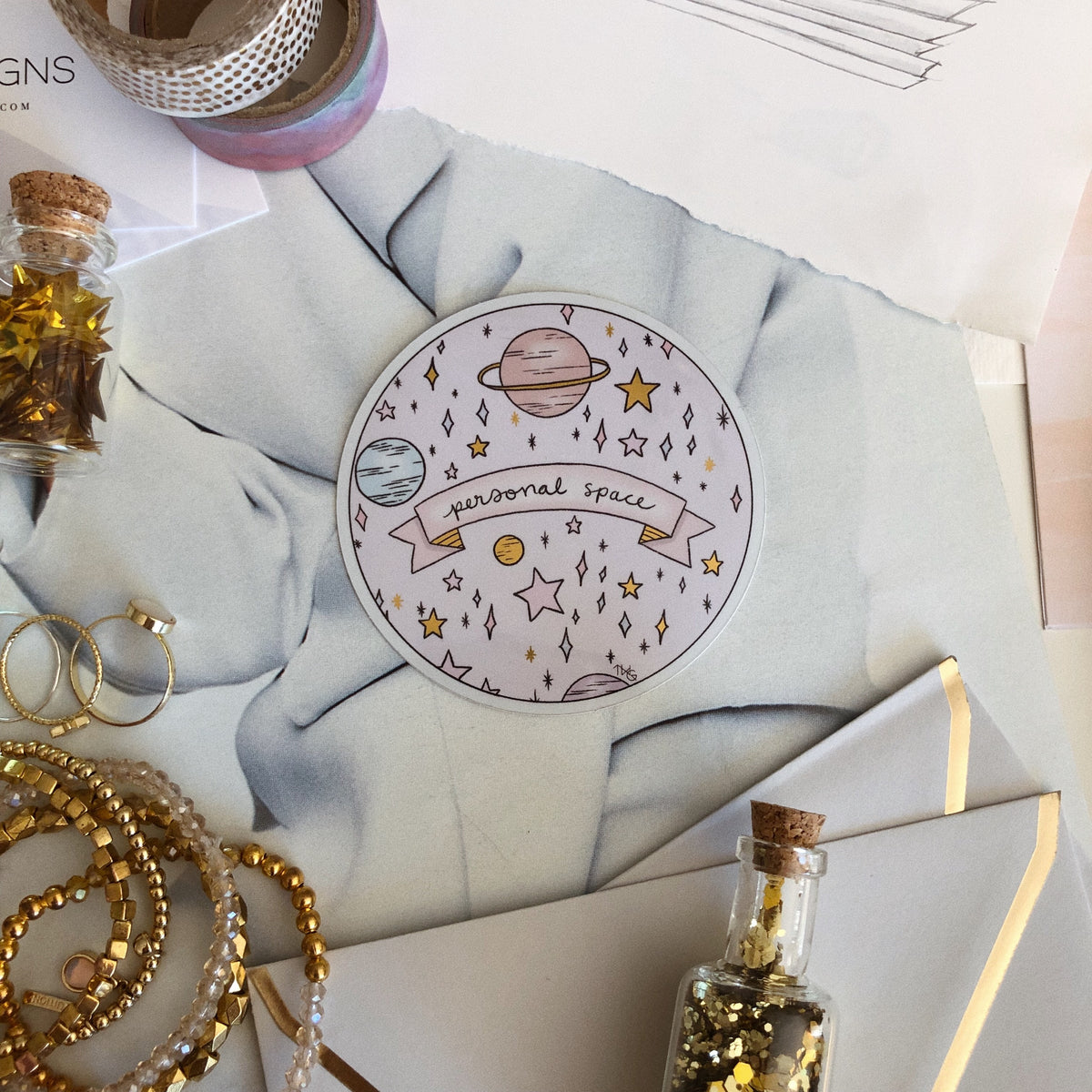 Personal Space - Die Cut Sticker – TWG Designs