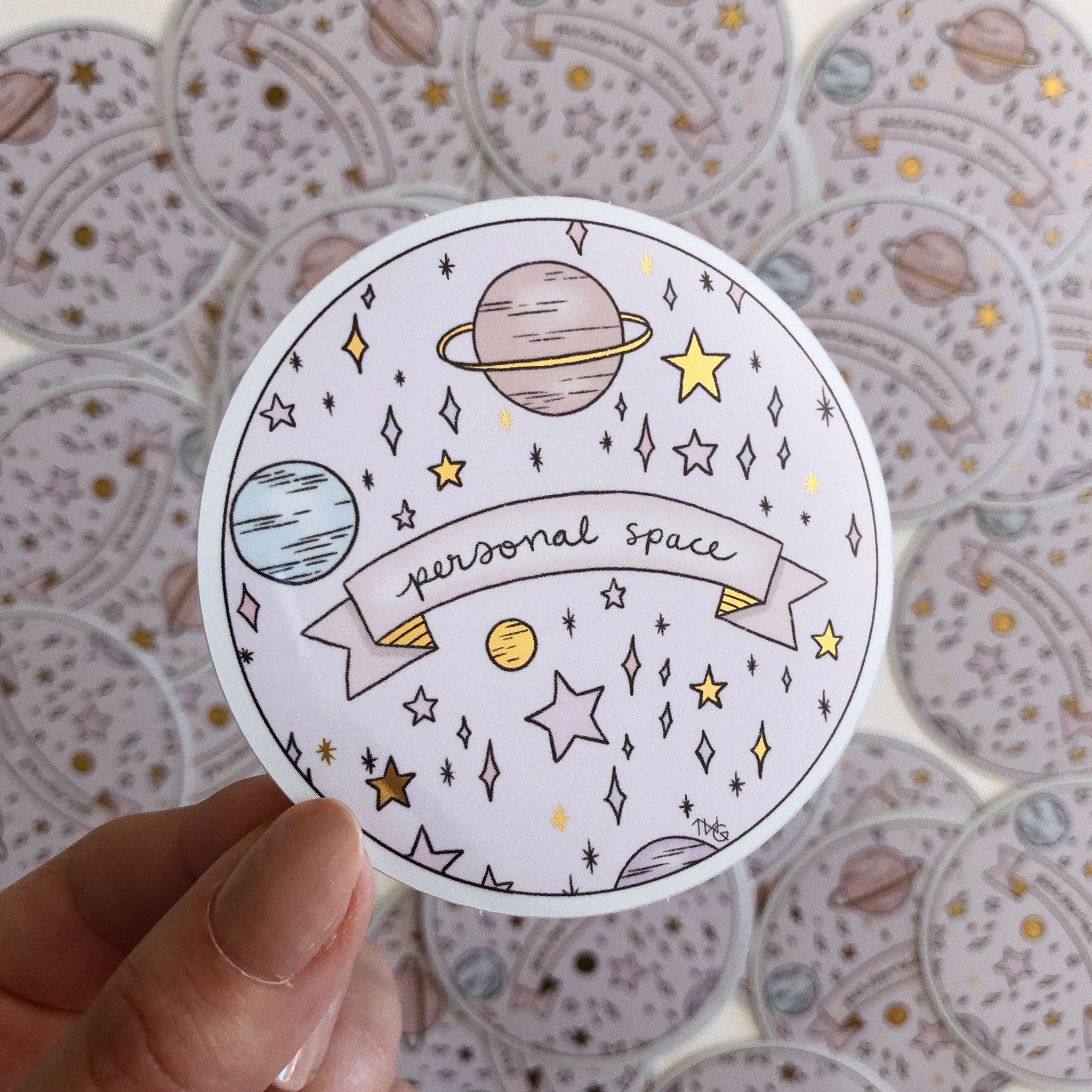 Personal Space - Die Cut Sticker – TWG Designs