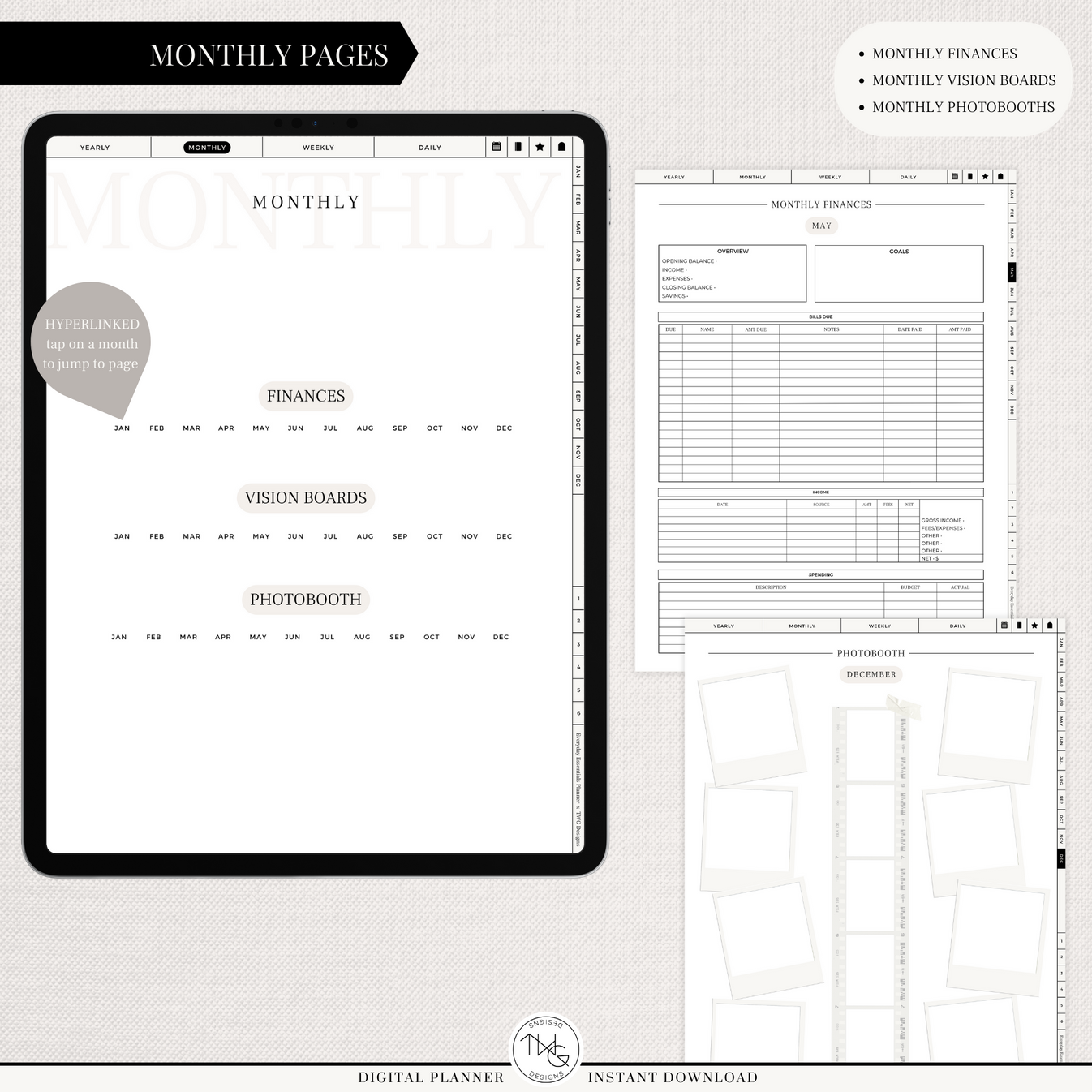 The Everyday Essentials - Digital Planner – TWG Designs