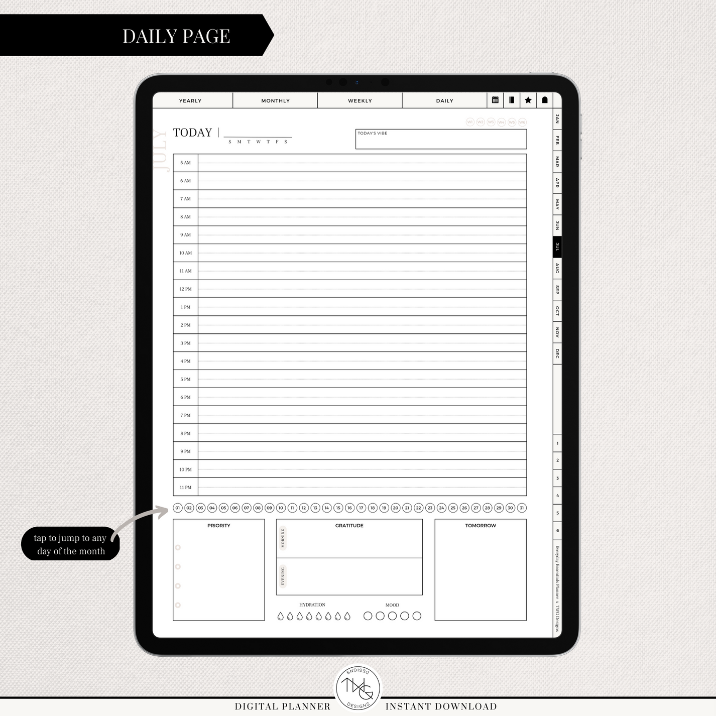 The Everyday Essentials - Digital Planner – TWG Designs