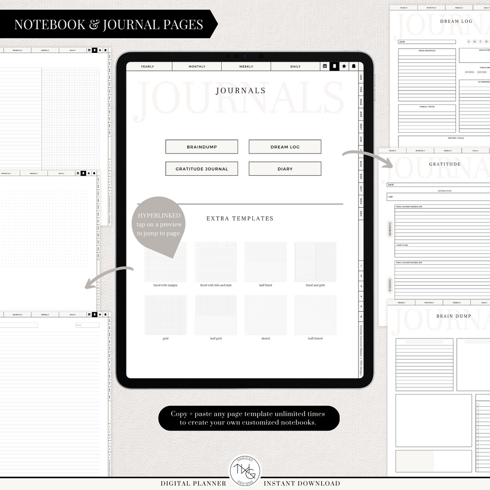 The Everyday Essentials - Digital Planner – TWG Designs