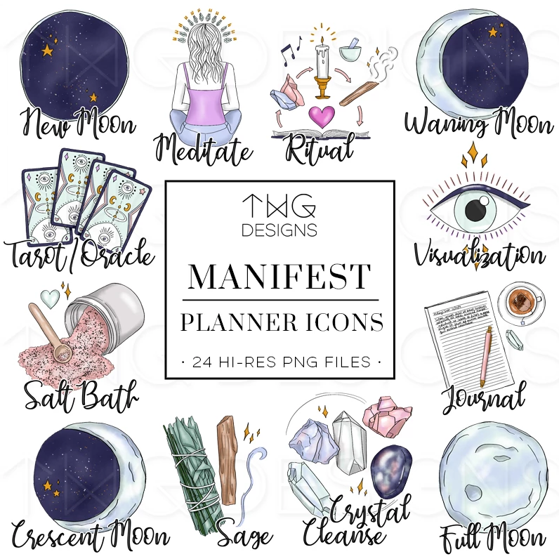Manifest - Task Planner Icons – TWG Designs